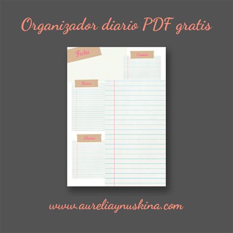 Planning Diario Imprimible Gratis Imprimibles Y PNG Gratis Para