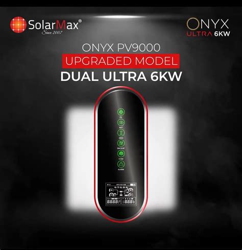 Solarmax Onyx Ultra Pv9000 6kw Hybrid Solar Inverter Solar Inverter