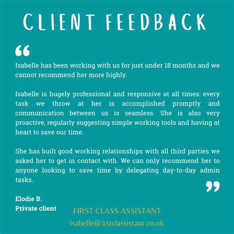 Isabelle Chatterton First Class Assistant On Linkedin Trust