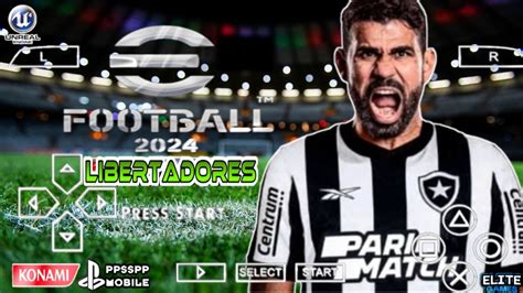 EFOOTBALL PES 2023 PPSSPP LIBERTADORES E SULAMÉRICANO FACES REALISTA