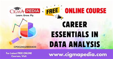 Career Essentials In Data Analysis Free Online Course Cigma Pedia