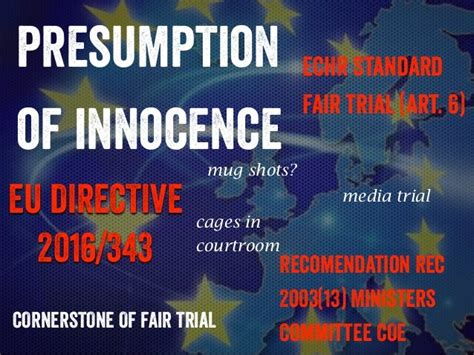 Trial By Media Presumption Of Innocence And Directive 2016343