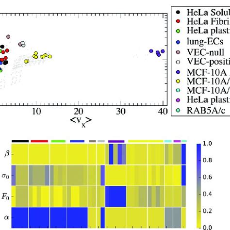 The Parameter Space Of Cell Migration A A Map Of The Average Download Scientific Diagram