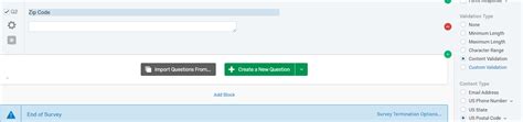 Embedded Data Zip Code Validation Not Working For Form Responses Xm