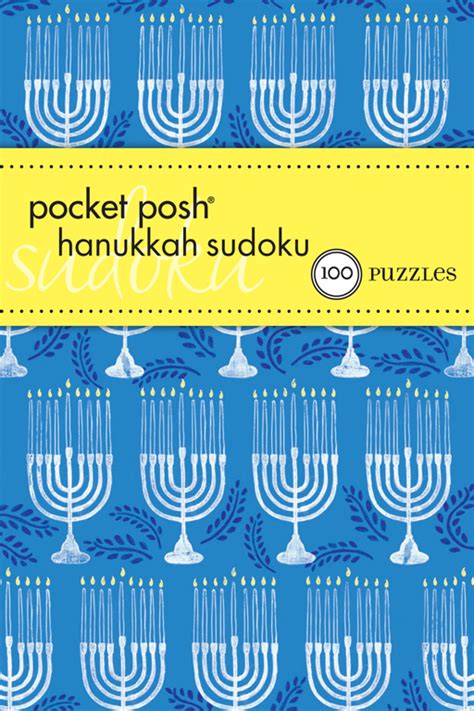 Pocket Posh Hanukkah Sudoku Book By The Puzzle Society Official