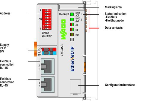 Acoplador De Rede Ethernetip 4º Geração 750 363 Wago