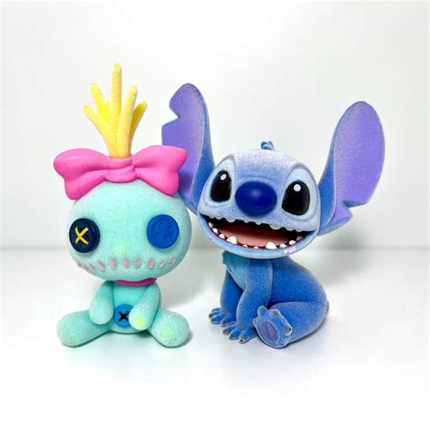 스티치 스크럼프 플러피 피규어 세트 디즈니 콜리 Colley