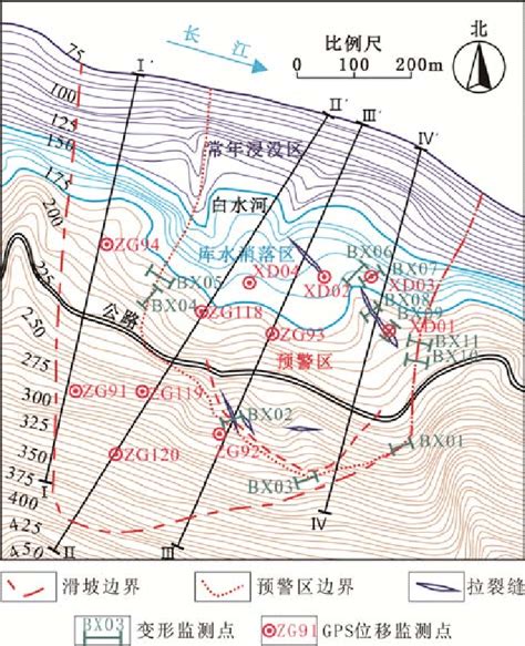 Gps Monitoring Arrangement Of Displacement In Baishuihe Landslide Download Scientific Diagram