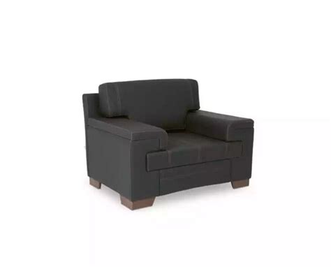 Jvmoebel Sessel Sessel Textil Stoff Büromöbel Schwarz Polstersessel