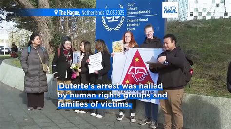 Philippines Ex President Rodrigo Duterte Flown To The Hague On Icc