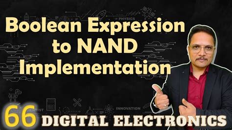 Implementing Boolean Expressions Using Nand Gates Logic Gates Youtube