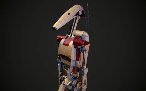 B1 Battle Droid 3d Turbosquid 2050575
