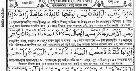 সর ন ০৫৬ আল ওযকযহ সঠক পথ