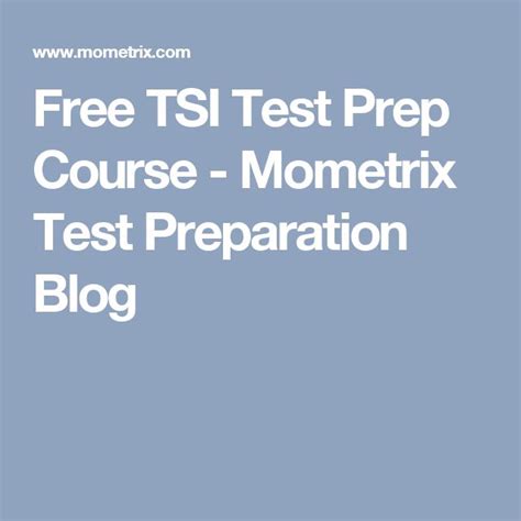 Tsi Tsia2 Prep Course Mometrix Online Courses Test Prep Best