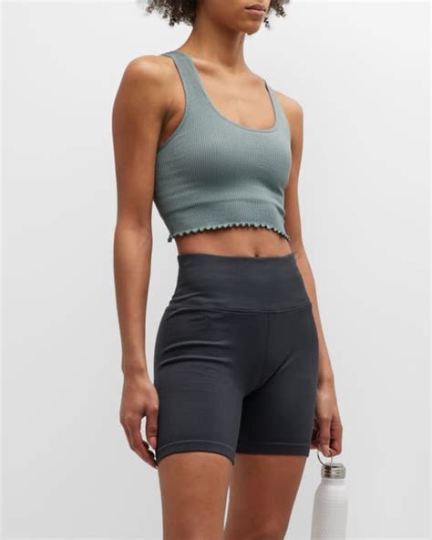 Spiritual Gangster Amor Seamless Crop Tank Neiman Marcus