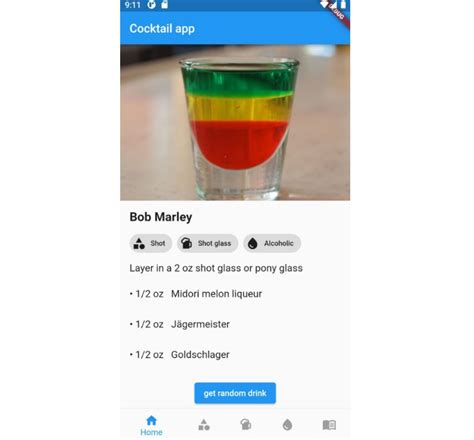 Cocktail App Built With Flutter