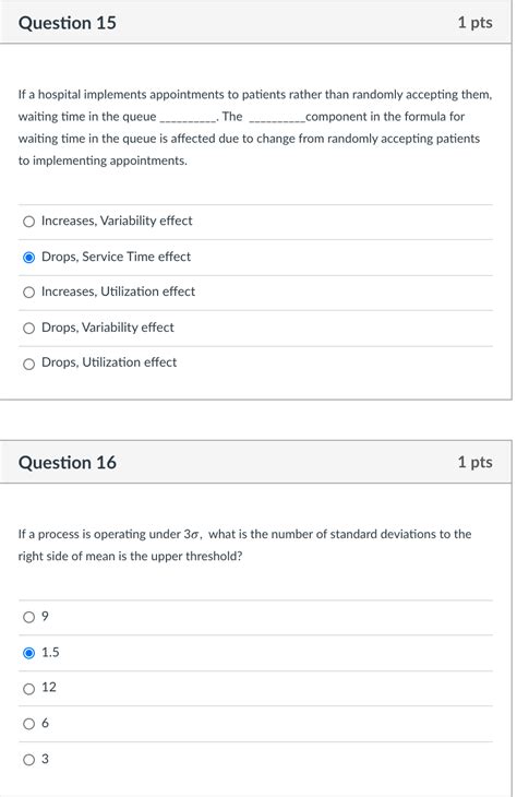 Solved Question 15 1 Pts If A Hospital Implements