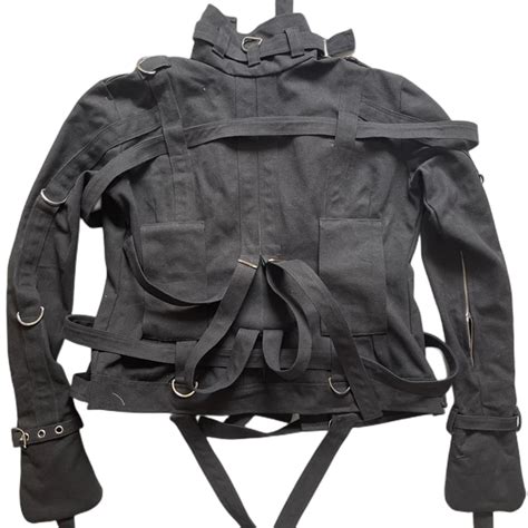 Black Straight Jacket Costume