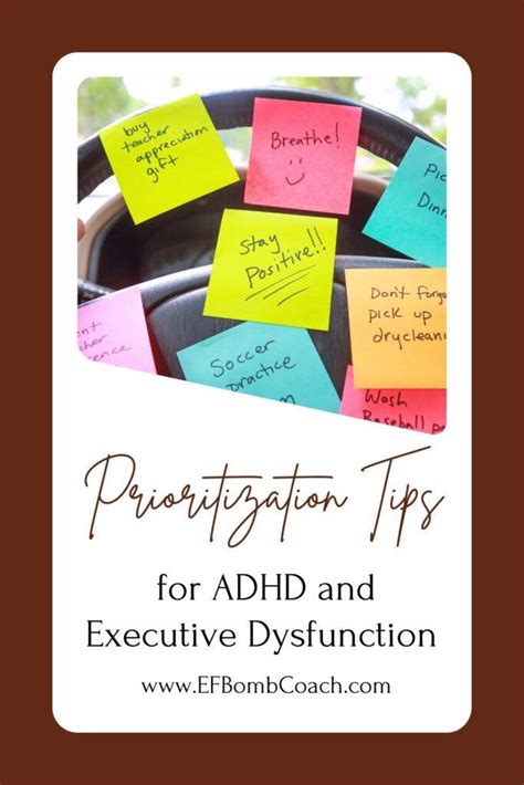 Prioritization Tips For Adhd And Executive Dysfunction