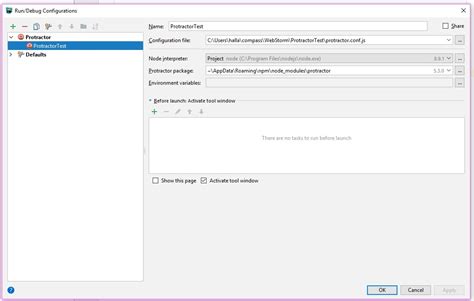 Protractor Test Selenium Server Not Automatically Starting Ides
