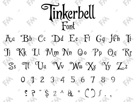 Tinkerbell Font Svg Tinkerbell Font Alphabet Tinkerbell 57 Off