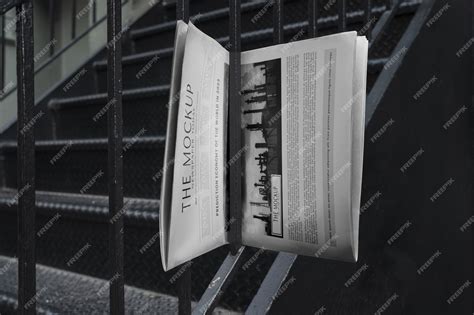 Дизайн макета газеты Премиум Psd Файл