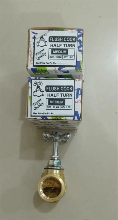 Brass Half Turn Flush Cock At Rs 480piece In Nanded Id 2852758155933