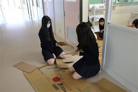 文化祭準備 学校法人愛美学園 啓明学館高等学校