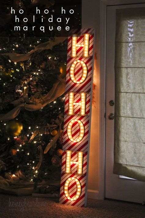 Ho Ho Ho Christmas Marquee Sign Honeybear Lane Tutorial