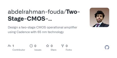 Two Stage Cmos Operational Amplifieranalog Project Reportpdf At Main