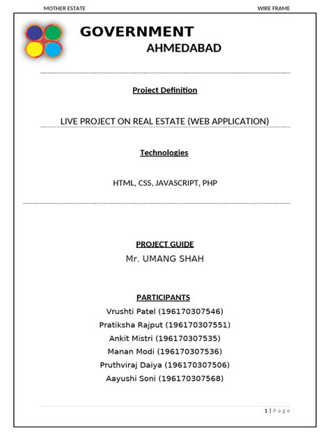 Wireframe Documentation Pdf