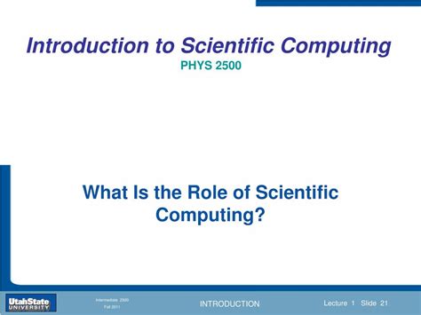 Ppt Introduction To Scientific Computing Phys 2500 Powerpoint Presentation Id3168487