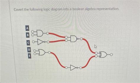 Solved Covert The Following Logic Diagram Into A Boolean Chegg