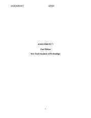 CSCI 641 Assignment 7 1259187 Docx ASSIGNMENT 7 1259187 ASSIGNMENT 7 Zeal Mehta New York