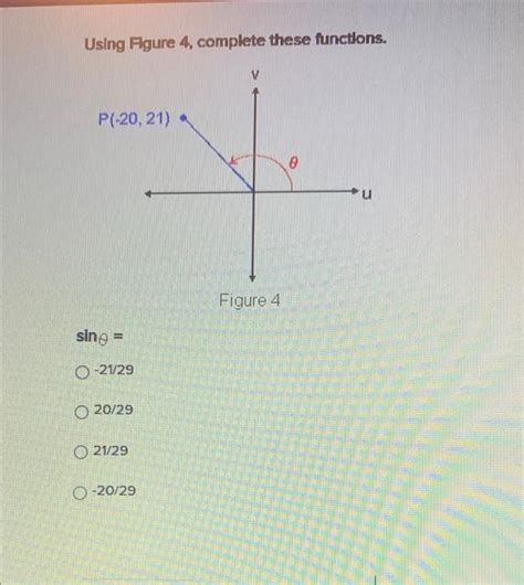 solved using figure 1 complete the following function v u