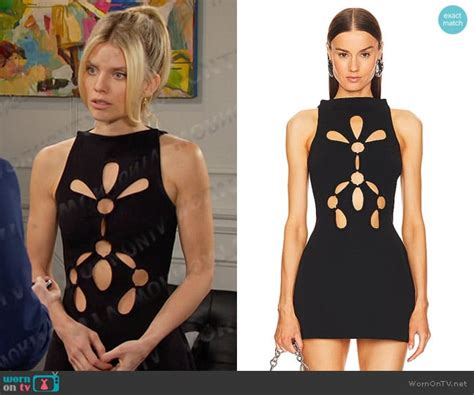 WornOnTV Stephanies Burgundy Printed Dress On Days Of Our Lives Abigail Klein Clothes And