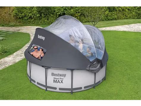 Bestway 5619N (366х100) с куполом, фильтр,лестница Каркасный бассейн ...