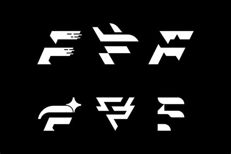 Letter F Initial Logo Icon Design Template Elegant Modern Luxury