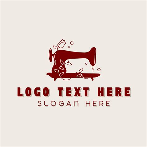 Vintage Sewing Machine Logo Brandcrowd Logo Maker Brandcrowd