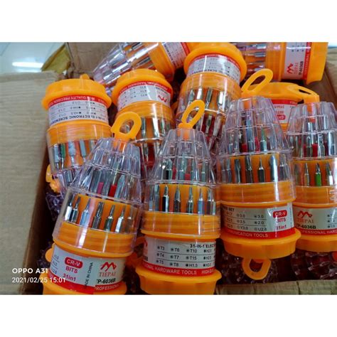 31 In 1 Multi Hp Screwdriver Set Electronic Cellphone Screwdriver Laptop Pc Screwdriver Set 3 In