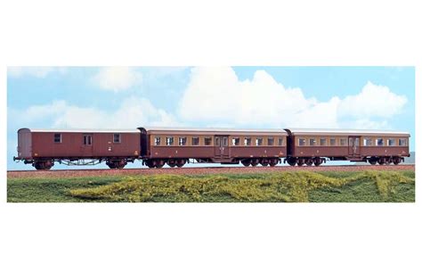 Acme H0 55205 Set Treno Corbellini Con 1 Postale Um 7000 E 2 Carrozze