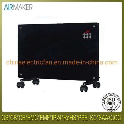 2400w Waterproof Glass Panel Convector Heater Electrical Heater Fan Heater Portable Heater