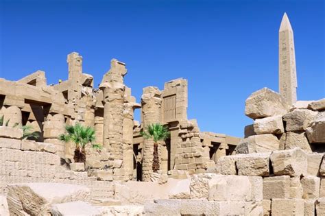 Le Complexe Du Temple De Karnak à Louxor En Egypte Photo Premium