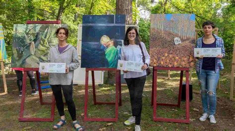 Uxua Vides Guindano Ganadora Del CONCURSO DE PINTURA AL AIRE LIBRE DE LA MANCOMUNIDAD COMARCA