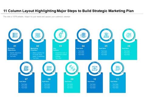 11 Step Process Slide Team