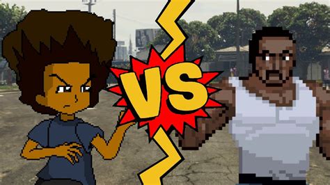 Mugen Battles Huey Freeman Vs Carl Johnson The Boondocks Vs