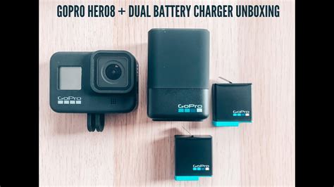 Gopro Hero 8 Black Dual Battery Charger Whats In The Box Youtube