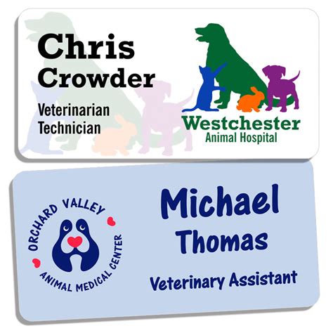 15 X 3 Full Color Name Badges Full Color Name Badges Classic Identity