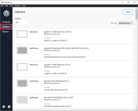 Delete A Custom Labware Definition