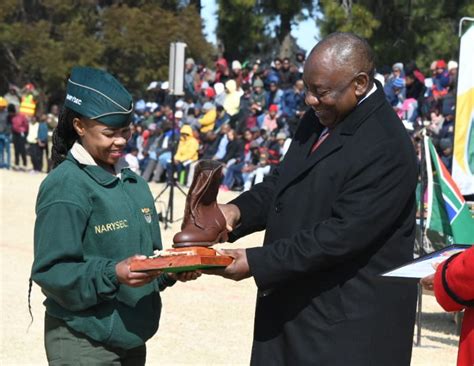 Ramaphosa Presides Over Narysec Passing Out Parade At Dunnottar Defenceweb